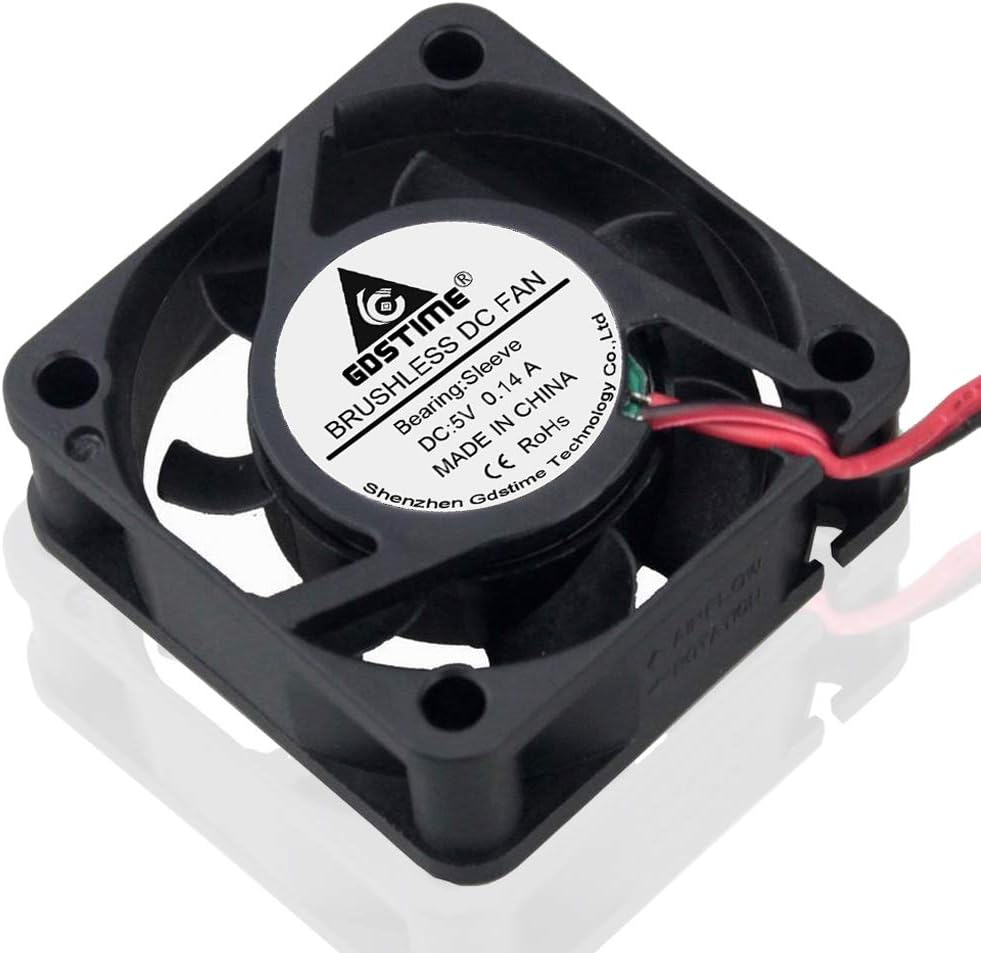 Buy GDSTIME 40mm x 15mm Fan, 40mm 4cm 5V DC Brushless Cooling Fan ...