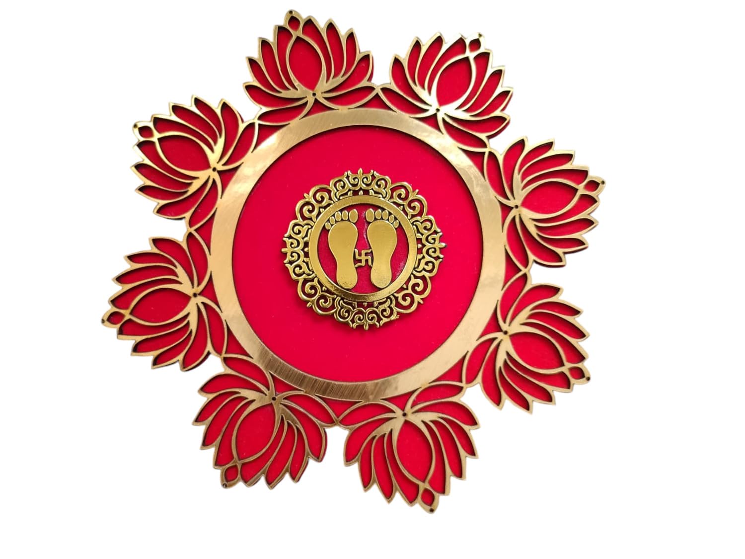 Buy ARINJAY Reusable MDF Wood Rangoli Board | Portable Readymade ...