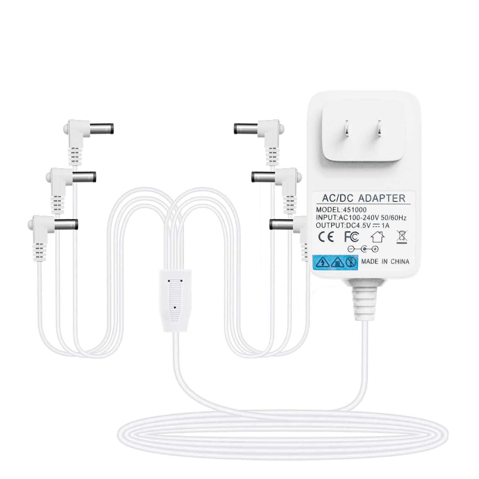 Amazon.com: 4.5V AC/DC White Power Adapter for Lemax Lighted Village ...