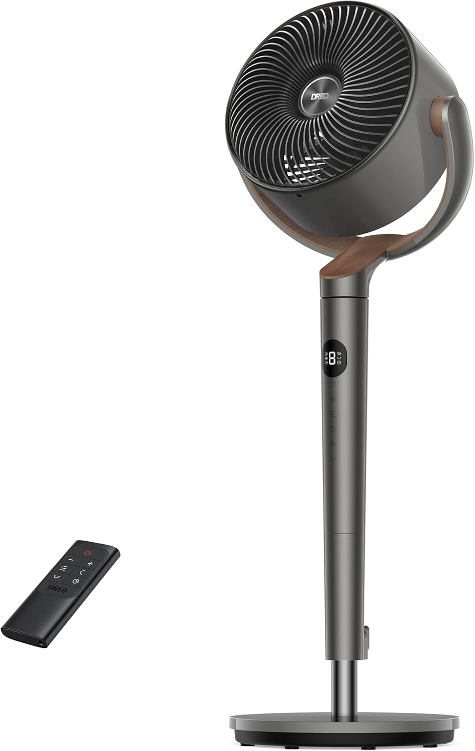 Amazon.com: Dreo Fan for Bedroom, 120° Oscillating Standing Pedestal ...