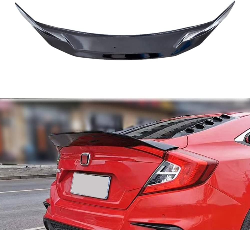 Amazon.com: SIDMILE Rear Trunk Spoiler Wing Compatible with Honda Civic 2016-2021 JDM Rear ...