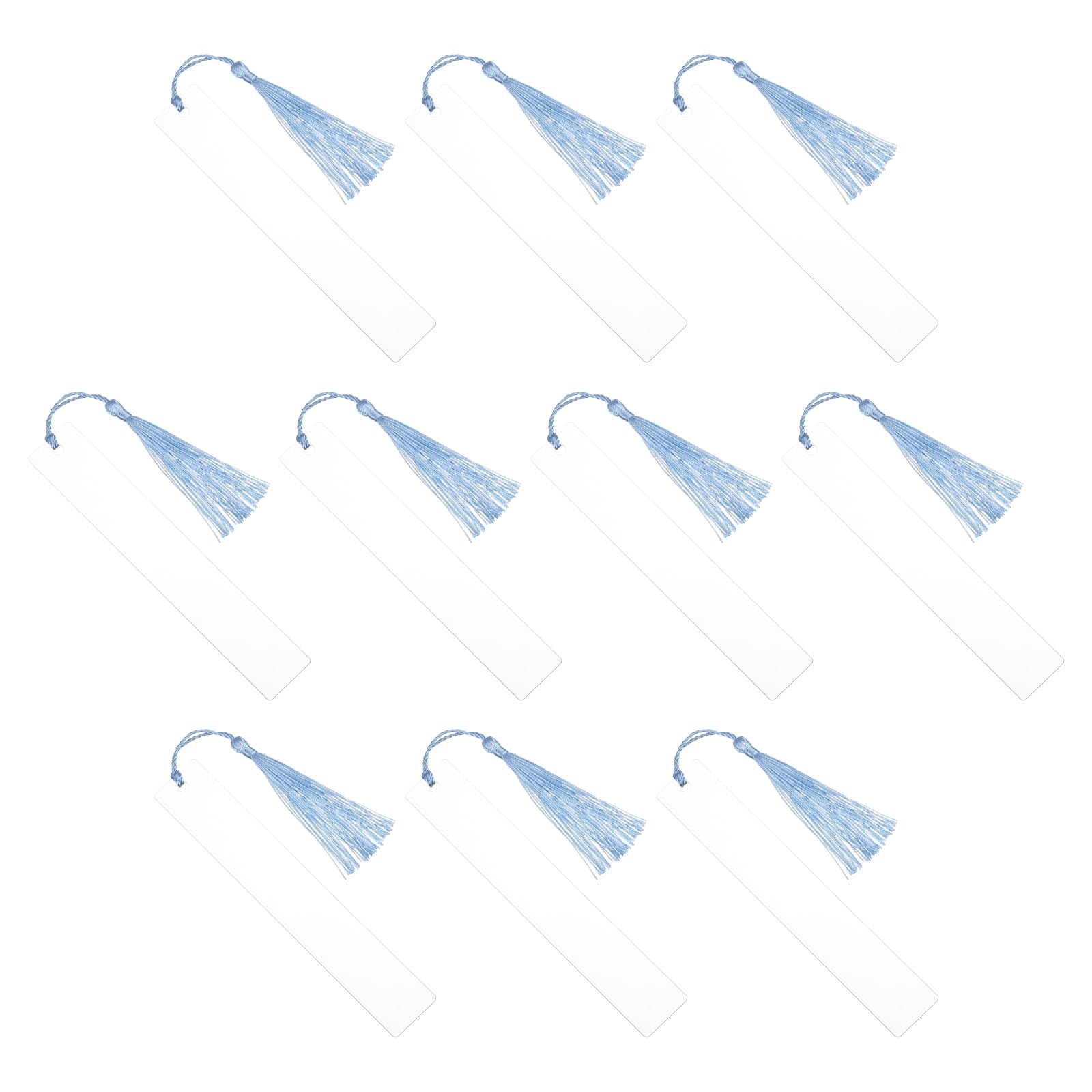 Amazon.com: PATIKIL 5.9" x 1" Blank Acrylic Bookmark, 15pcs Heat ...