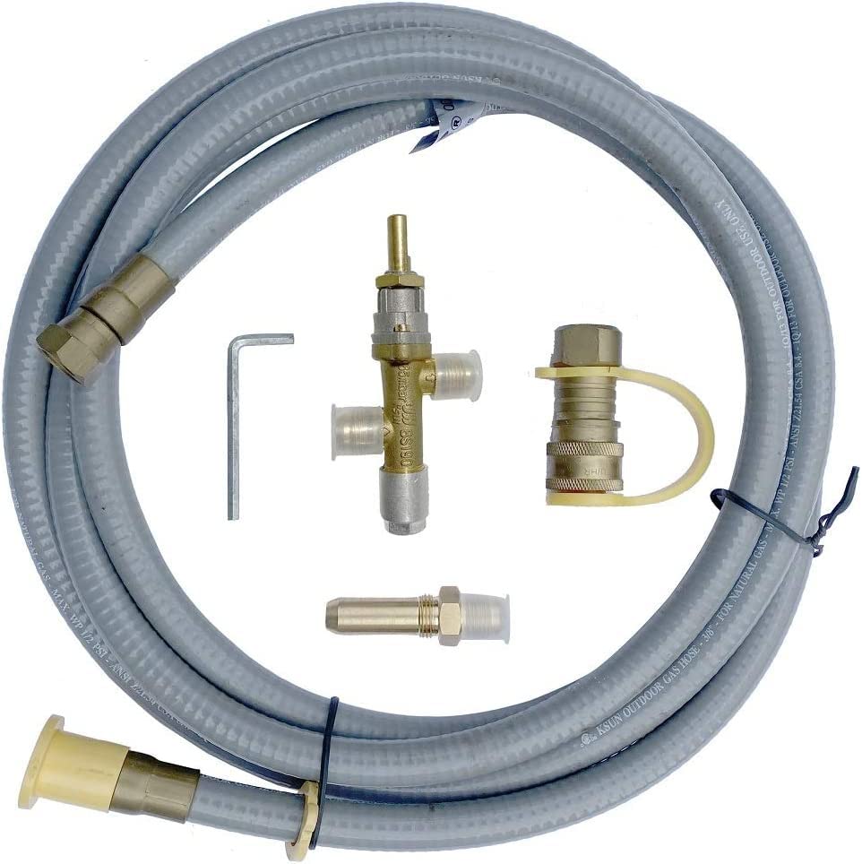 Snapklik.com : 50,000 BTUs Fire Pit Conversion Kit For Natural Gas To ...