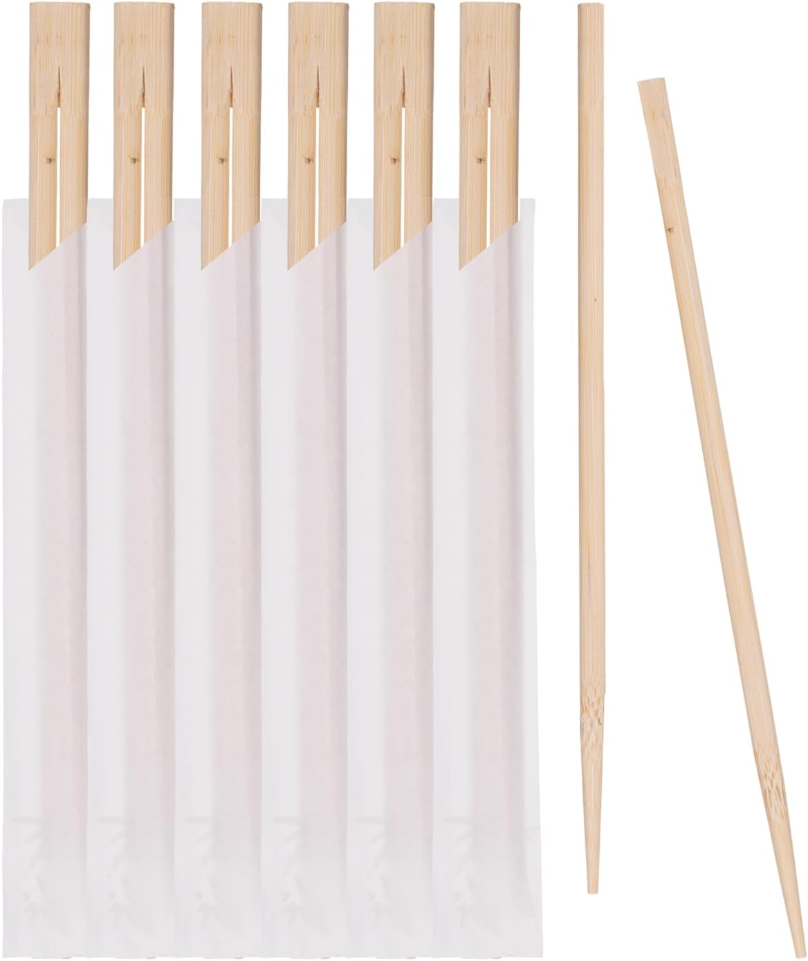 Amazon.com: Prestee 50 Pairs Disposable Wooden Chopsticks ...