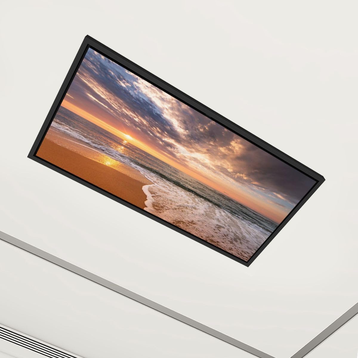 EXLOJMWTPOR 4 Pack Fluorescent Light Covers Brilliant Ocean Beach ...