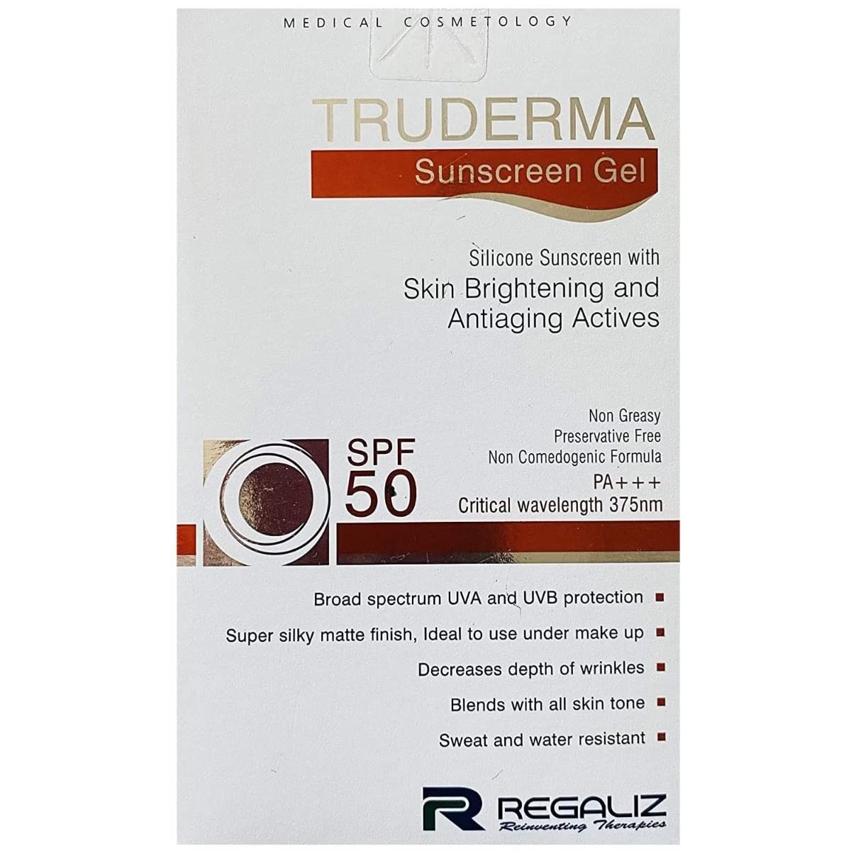 TRUDERMA SPF 50 - Tube of 50g SUNSCREEN GEL : Amazon.in: Beauty