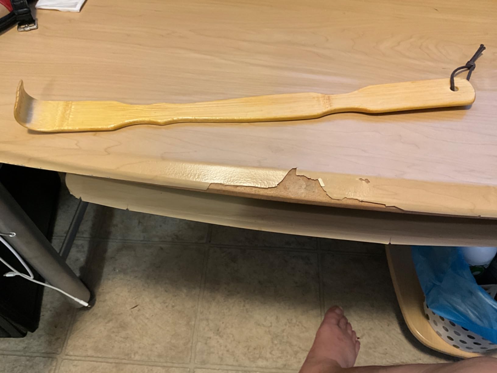 Renook Wooden Bamboo Back Scratcher, 17" Natural Handmade Back ...