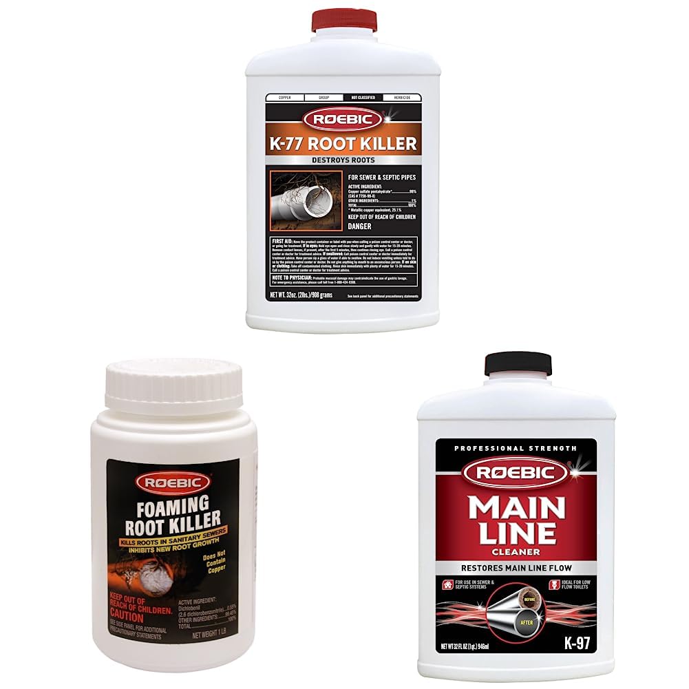 Amazon.com: Roebic K-77 Root Killer for Sewer and Septic Systems & FRK ...