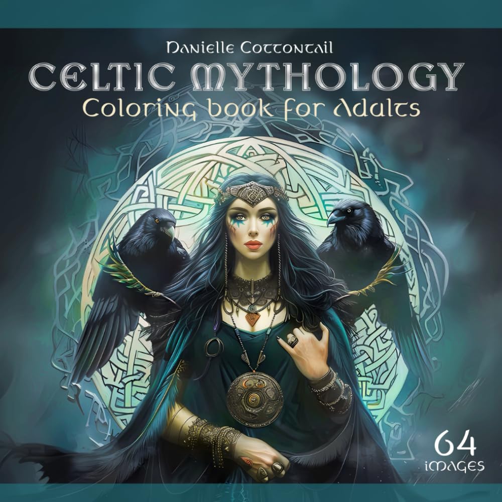 Amazon.com: Celtic Mythology Coloring book for adults: Discover the ...