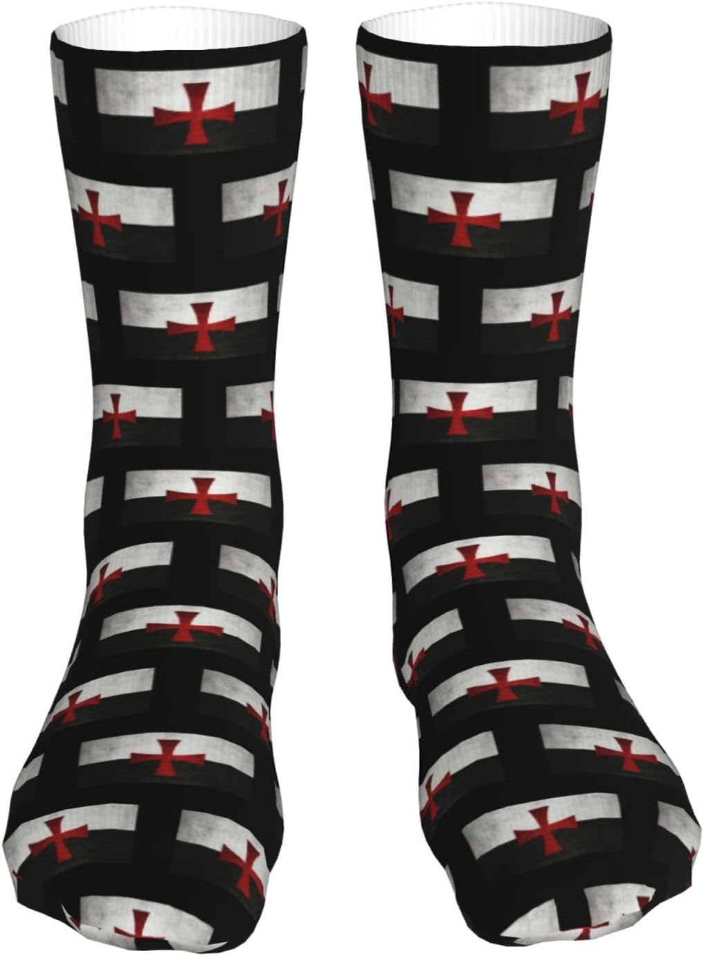 Amazon.com: Symbol of the Knights Templar Casual Calf Socks for Men's ...