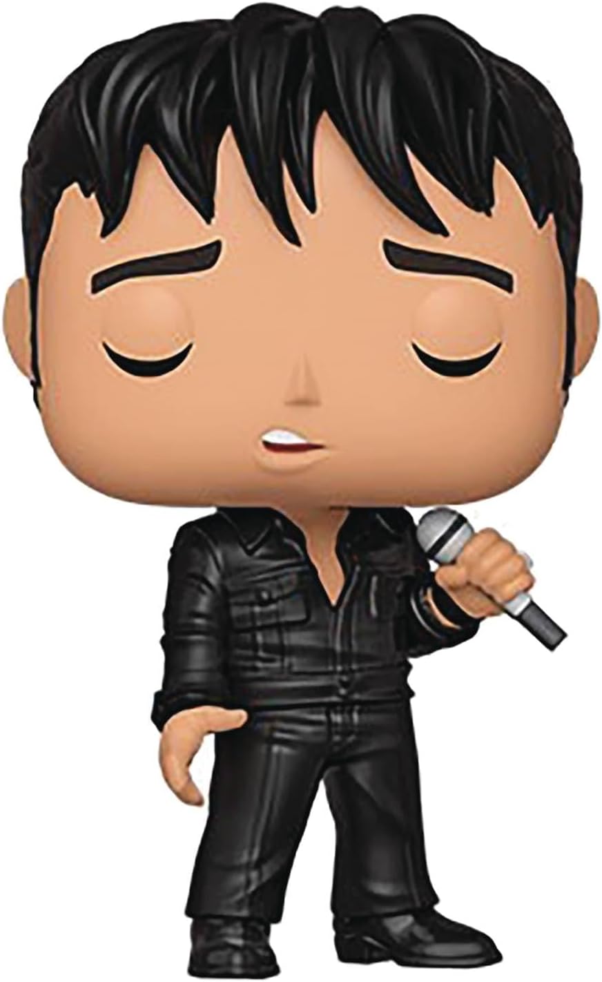 Amazon.com: Funko Pop! Rocks: Elvis - '68 Comeback Special, Multicolour ...