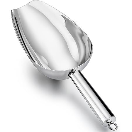 Amazon.com: LIANYU Large Ice Scoop, 24 Ounce Stainless Steel Scoop ...