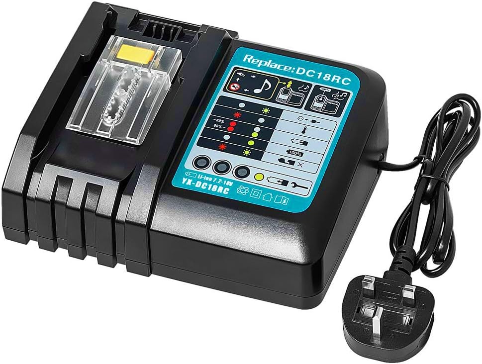 LabTEC 14.4V-18V Battery Charger for DC18SF, LXT Li-ion Fast Charger ...