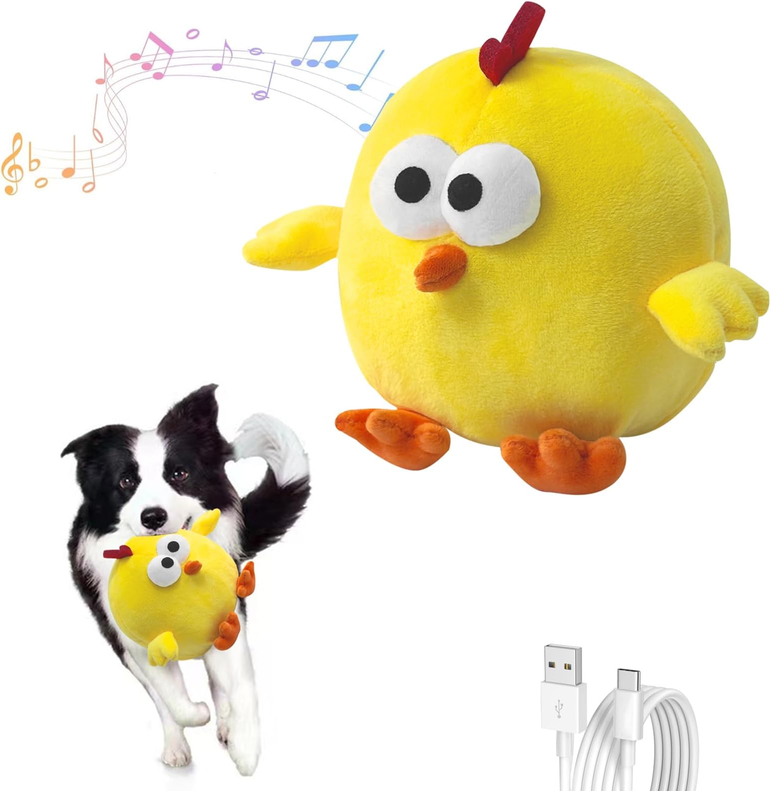 Amazon.com: CiyvoLyeen Interactive Dog Toys for Boredom Active Moving ...