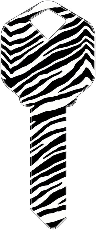 Pack of 5 Blank HK24 Zebra Designer Keys for KW1 Kwikset Style Locks ...