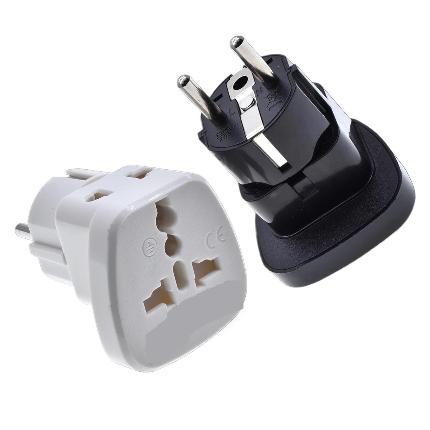 16A Conversion 2 in 1 Travel Adapter Power Socket Converter(SSI-9 Black ...