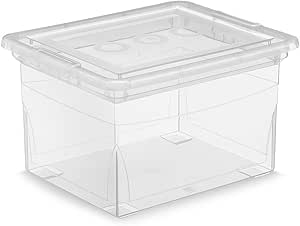 Amazon.com: KIS Clear Omni 8-Pack File Box, 34-Quart/32-Liter : Office ...