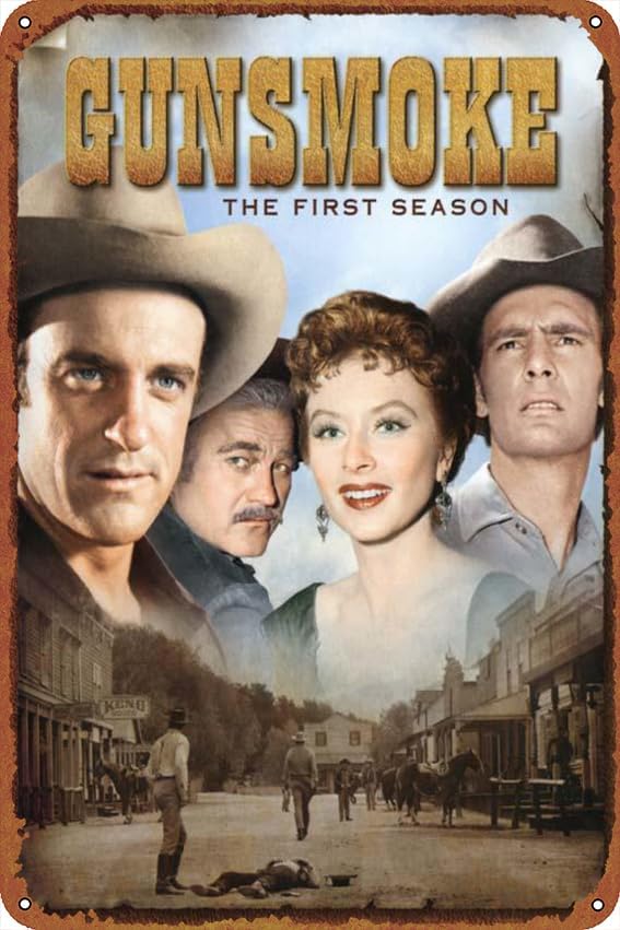 Amazon.com: Gunsmoke Club Bedroom Office Coffee Bar Wall Art Retro ...