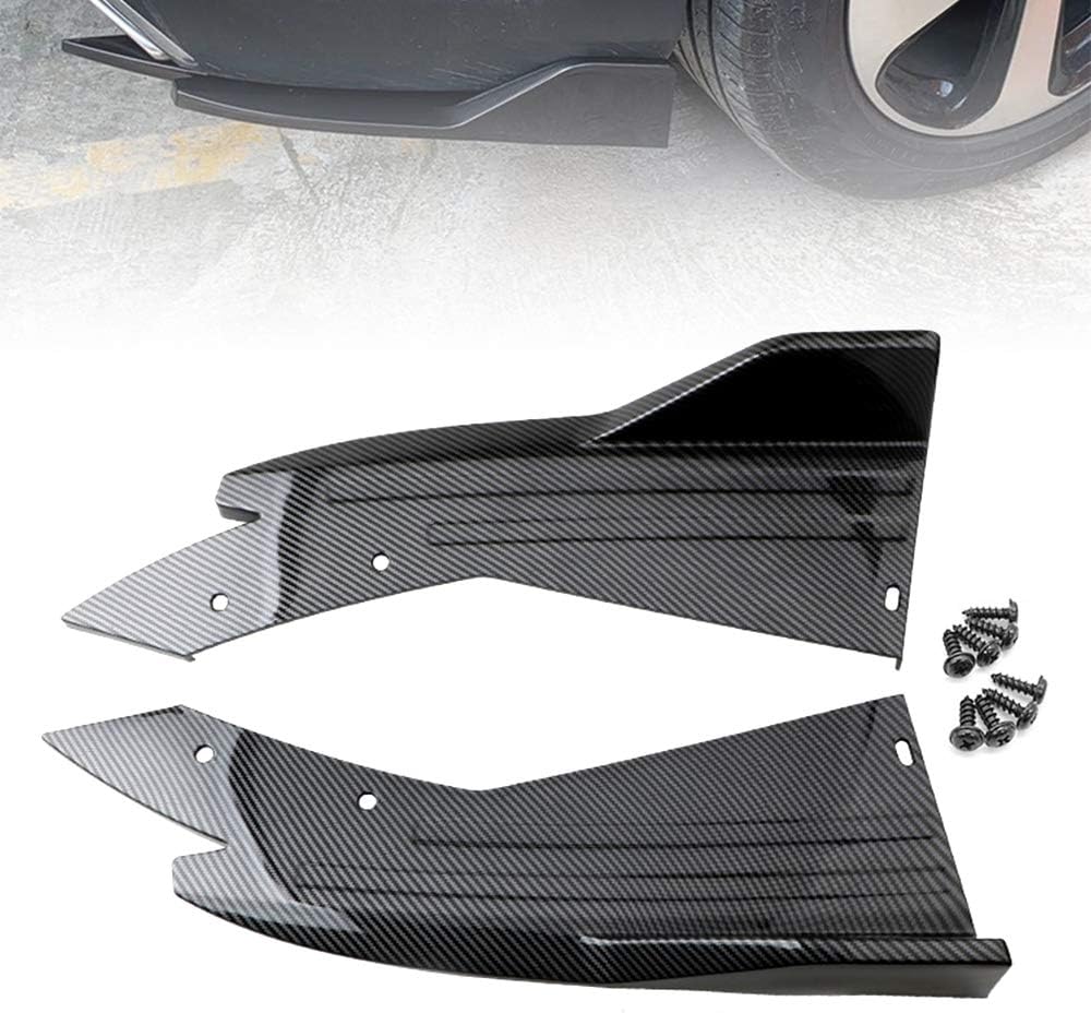Amazon.com: idain 2PCS Universal Rear Bumper Lip Diffuser Splitter ...