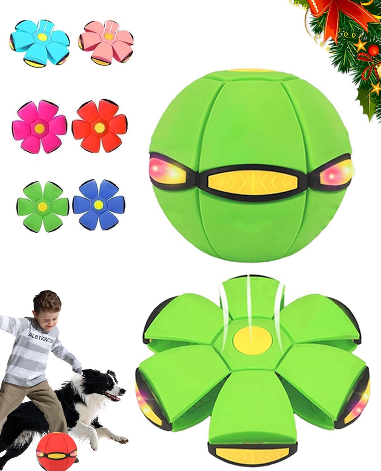 Amazon.com: Magic Meta Ball, Magic Bouncing Ball With 6 Lights, Dual ...