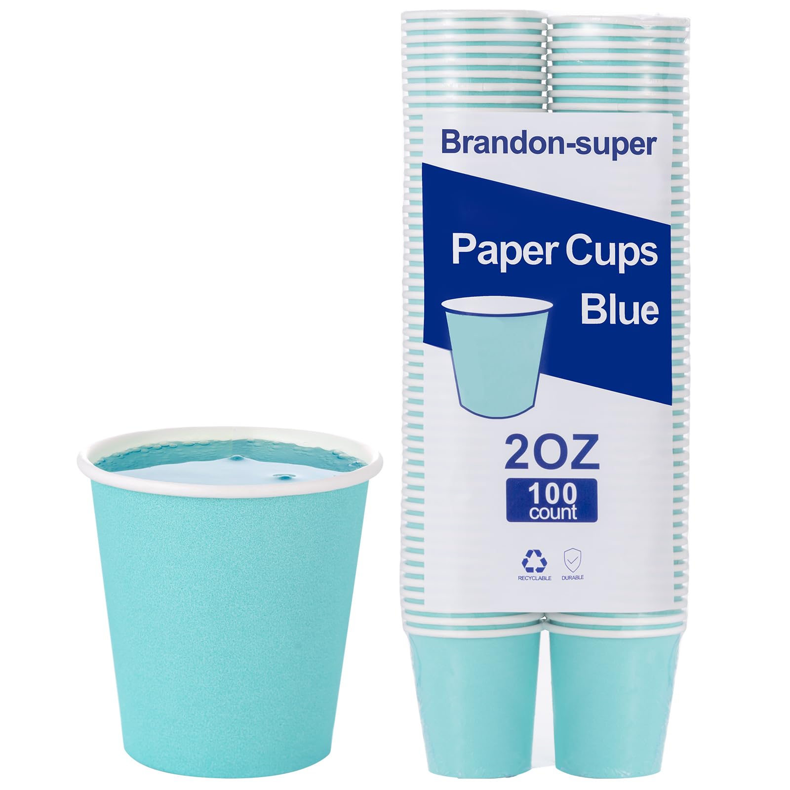 Snapklik.com : 100 Count Small Paper Cups, 2 Oz Mouthwash & Bathroom ...