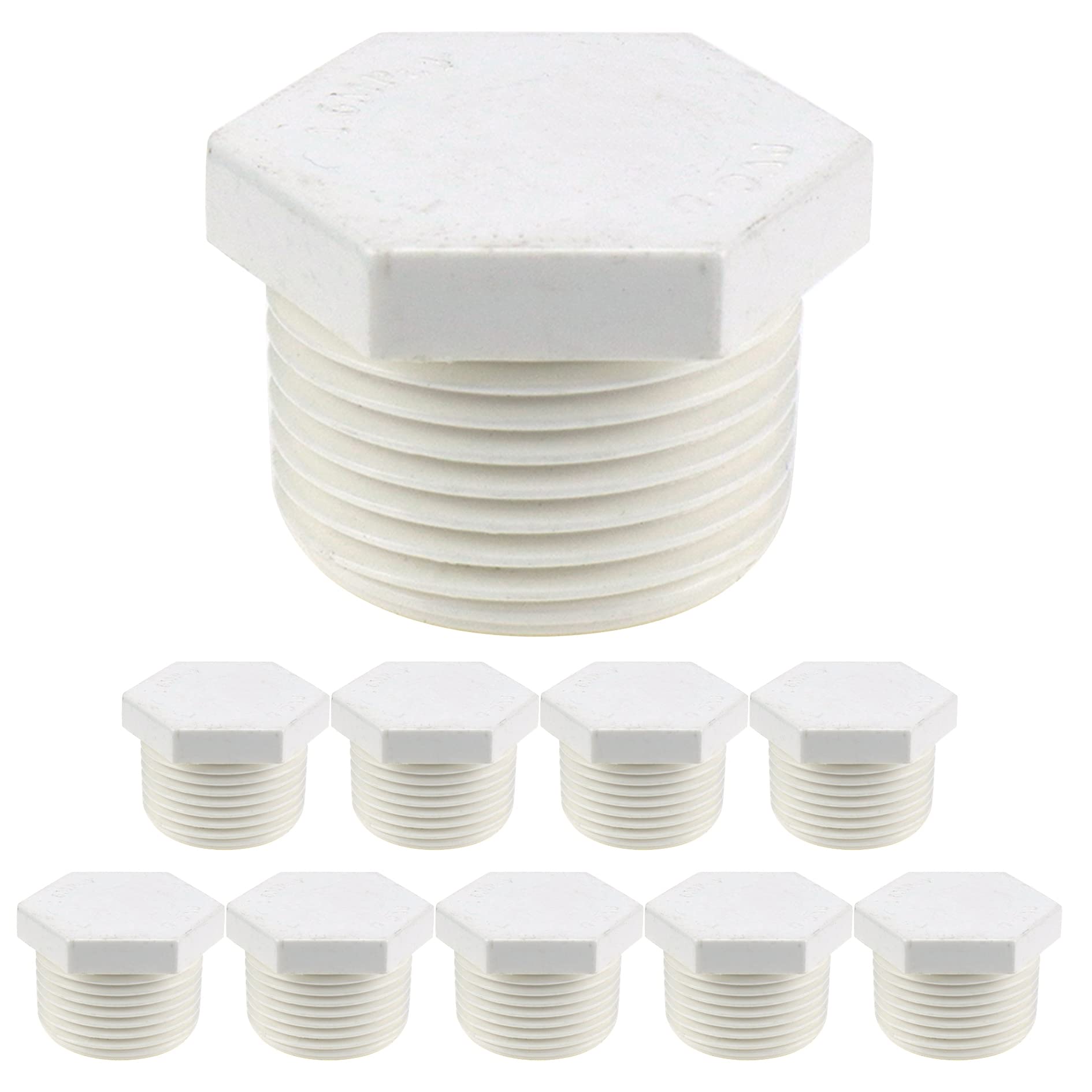 Amazon.com: Coshar 1-Inch NPT Plugs Water Heater Drain Plug Male Thread ...
