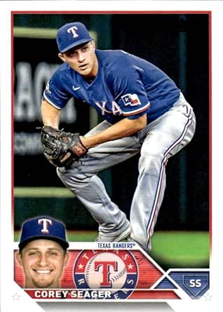 Amazon.com: 2023 TOPPS #315 COREY SEAGER TEXAS RANGERS BASEBALL ...