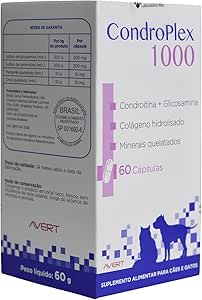 Condroplex 1000 Mg 60 Capsulas Avert : Amazon.com.br: Saúde