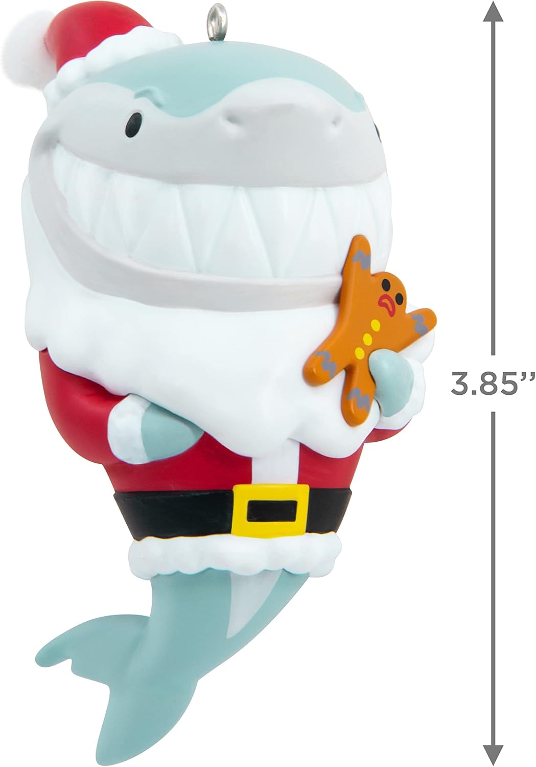 Hallmark Keepsake Adorno de Navidad de plástico 2022, adorno de tiburón ...
