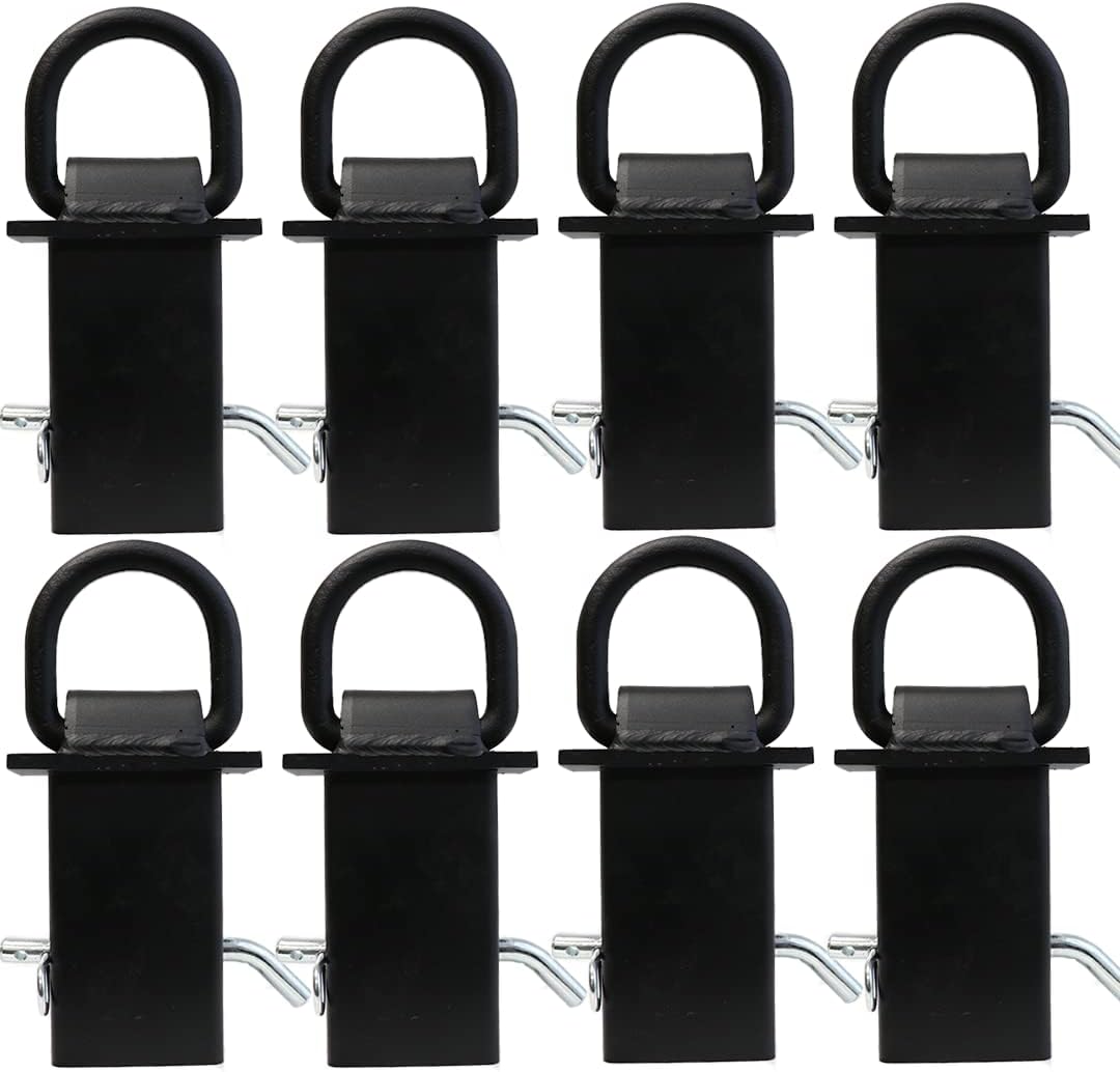 Amazon.com: lifgarfe 6PCS Trailer Stake Pocket D Ring Tie Downs Fit for ...