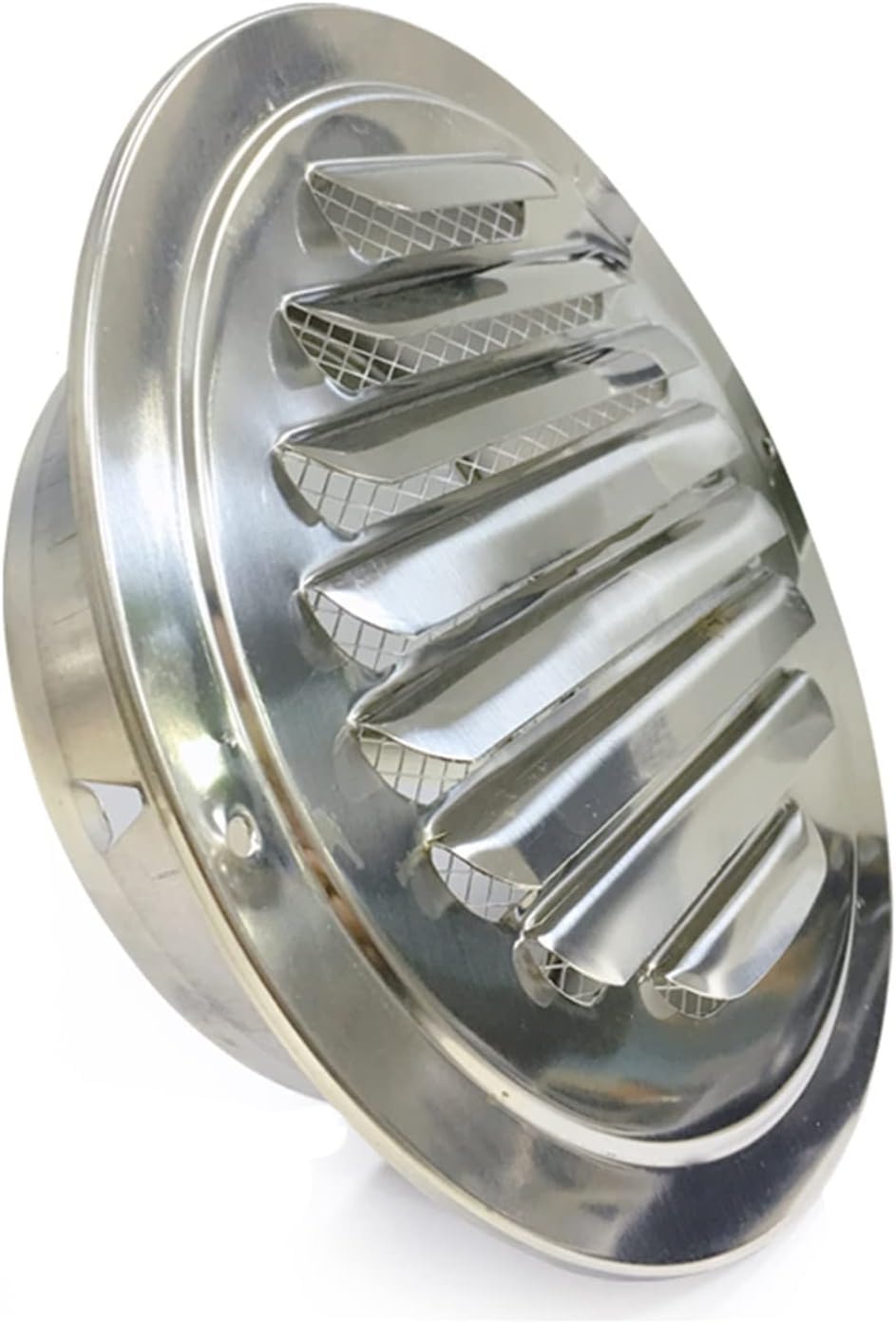 Amazon.com: Stainless Steel Gable Vent Round, Grille Ventilation Outlet ...