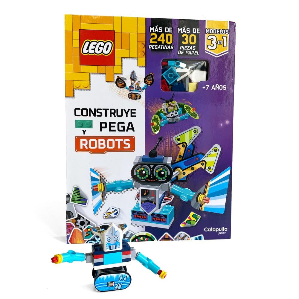 Buy LEGO. Construye y pega robots Book Online at Low Prices in India ...