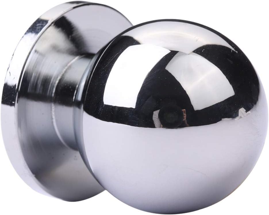 Riverockod 10 Pack Polished Chrome Cabinet knobs，1" Inch (25mm) Ball Furniture knobs。Round Solid ...