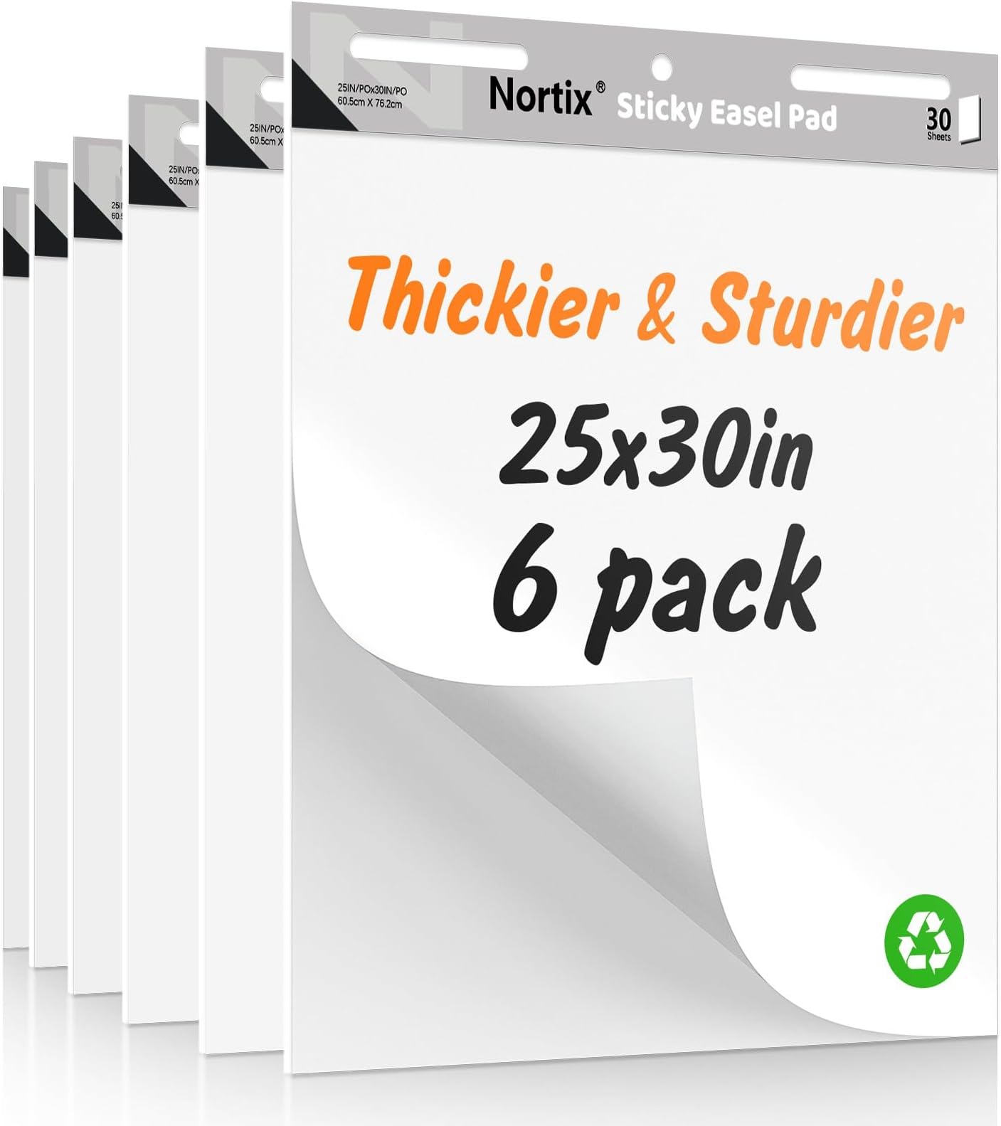 Amazon.com : Nortix Flip Chart Paper, Sticky Easel Pads, Chart Paper ...