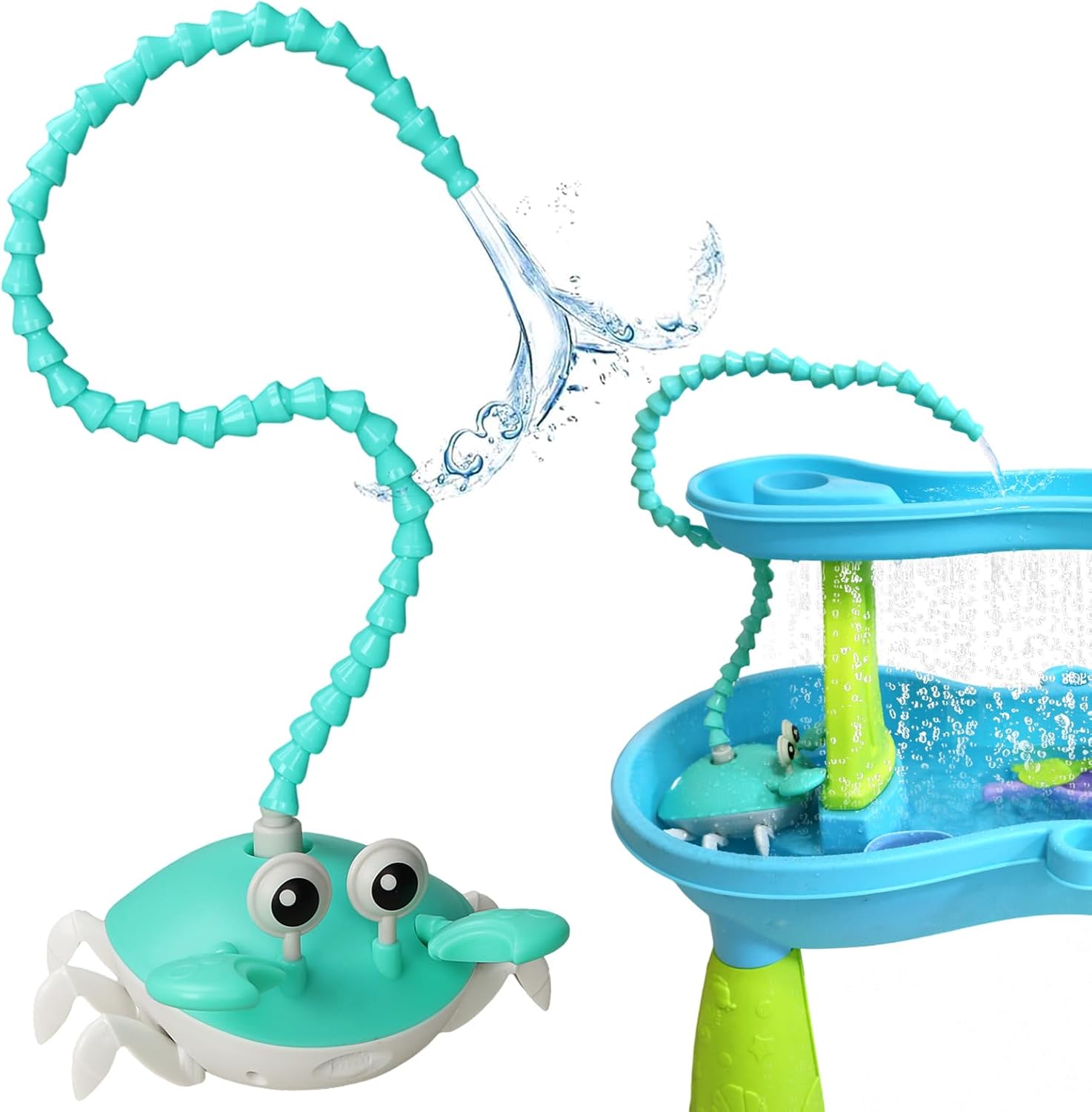 Amazon.com: Water Table Pump for Kids - 5400mAh Crab & Duck Design ...