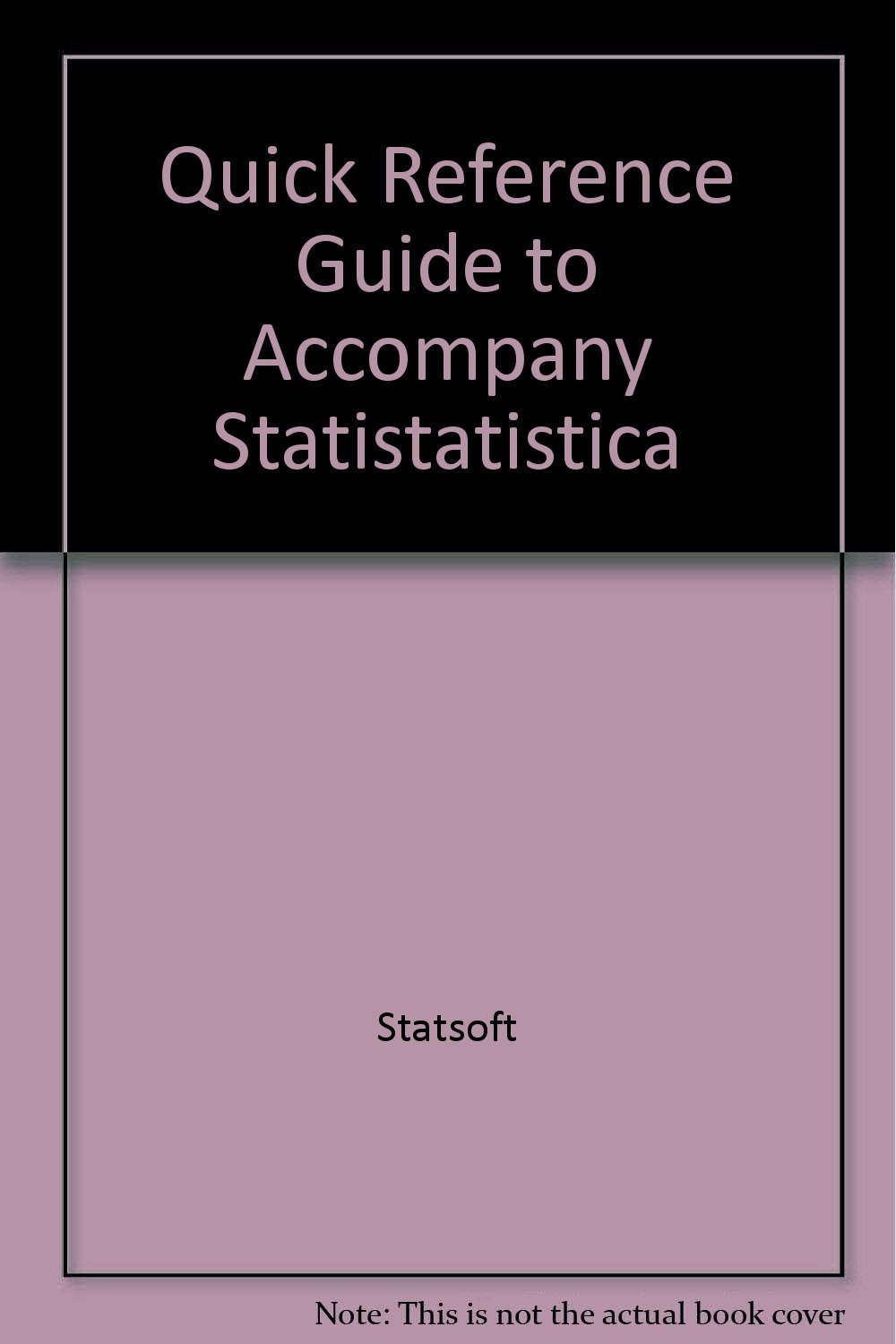 Amazon.com: Statistica Software : 9780314097736: Statsoft, StatSoft*: Books