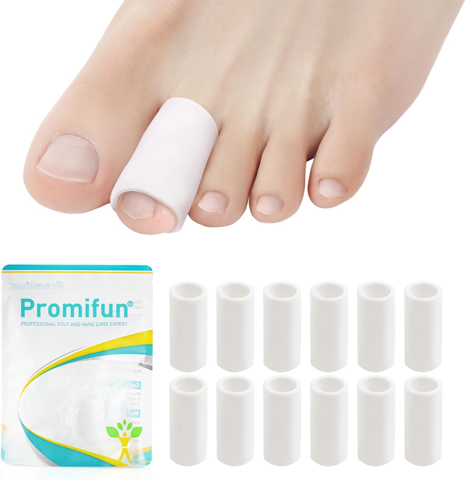 Amazon.com: Promifun Silicone Toe Protectors – 12 Pack Silicone Toe ...