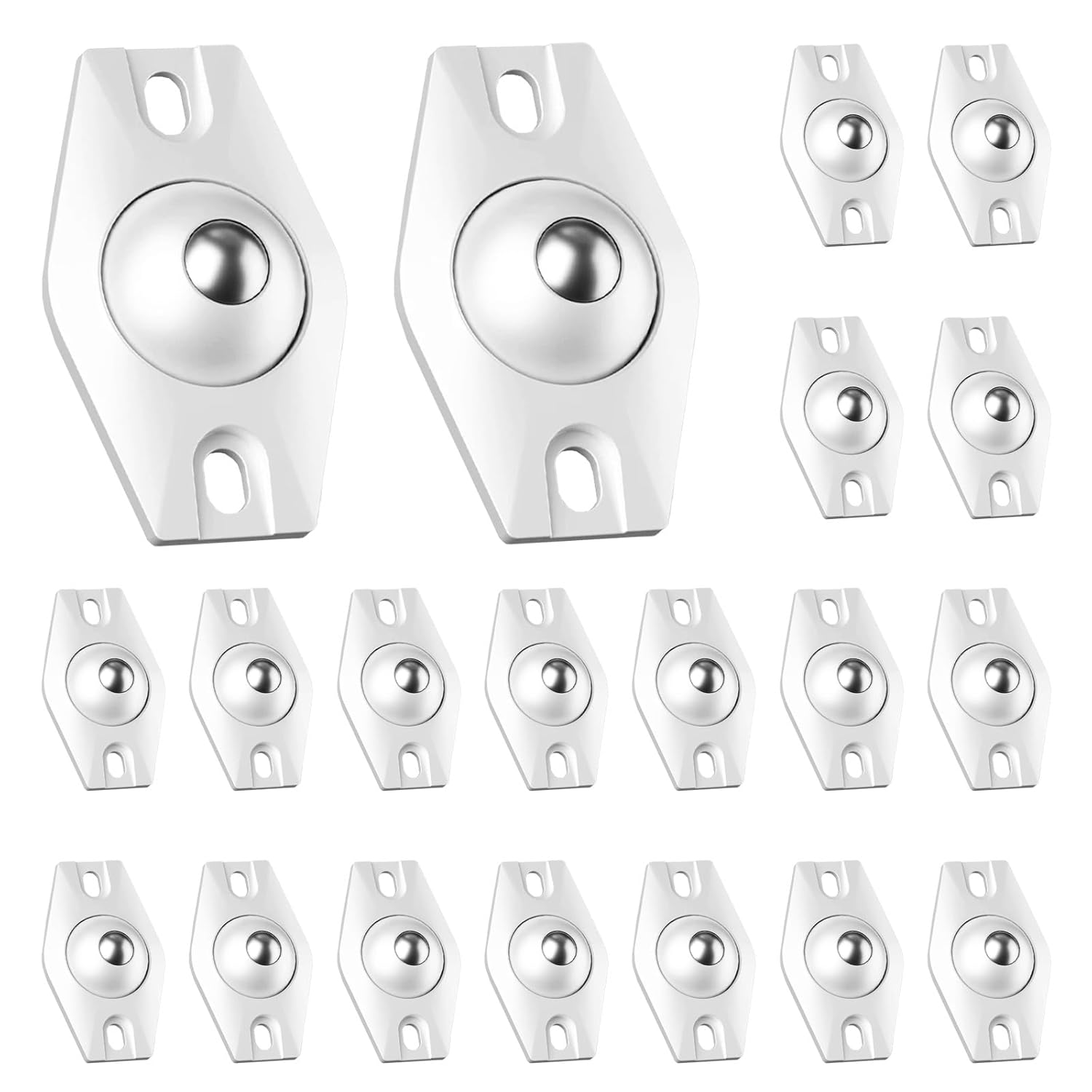 20PCS Self Adhesive Castor Wheels, Appliance Wheels Mini Castor Wheels ...