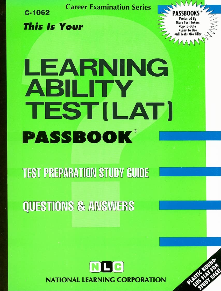 Learning Ability Test (Career Examination Series): National Learning ...