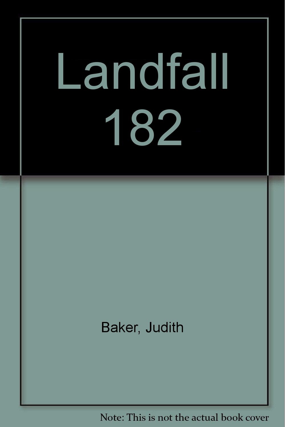 Landfall 182: Baker, Judith: Amazon.com: Books