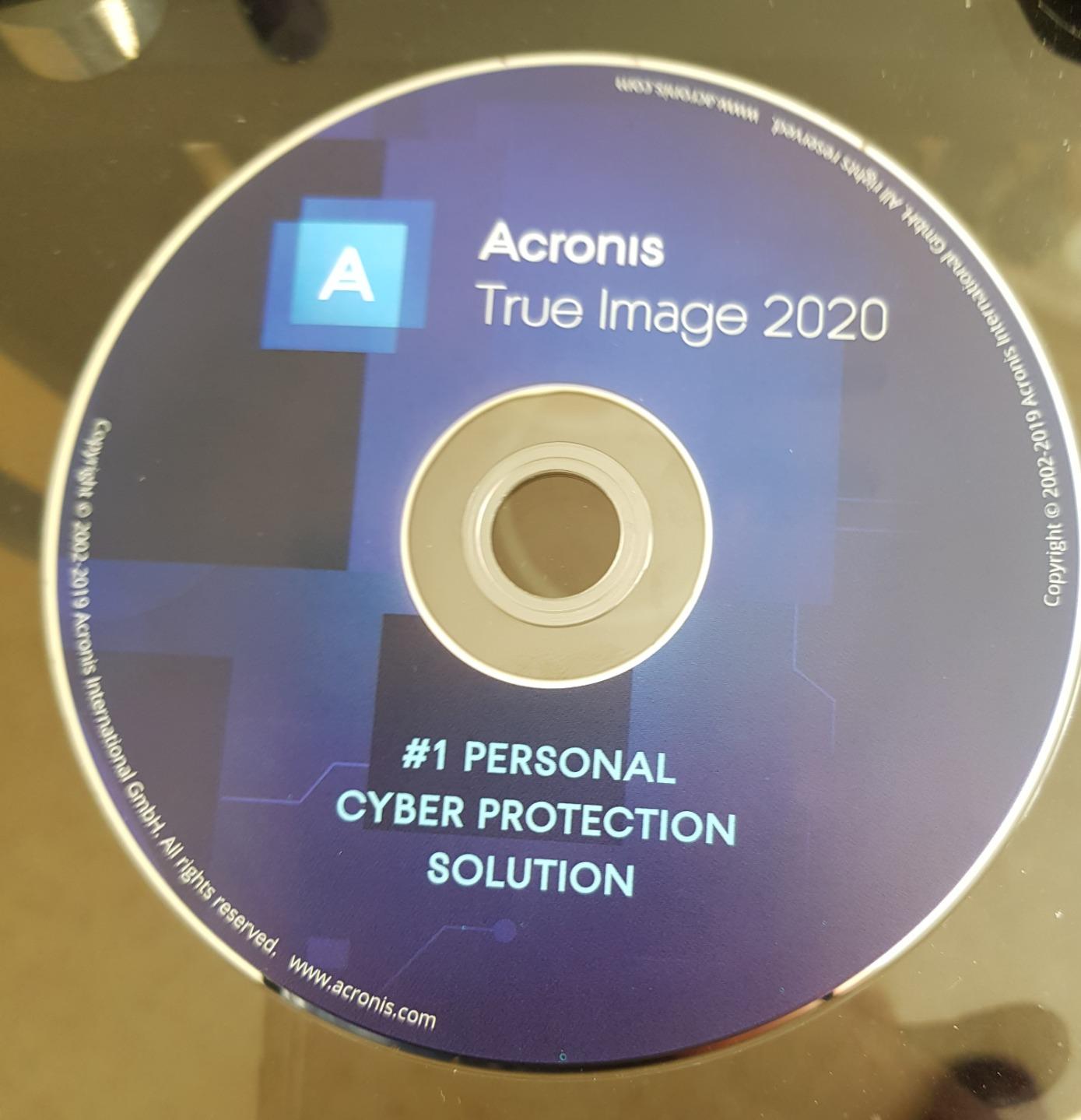 Acronis True Image 2020 | 1 PC/Mac | Perpetual License | Personal Cyber ...