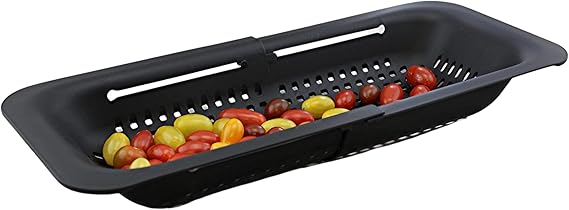 Amazon.com: Over-the-Sink Expandable Colander – BPA-Free Collapsible ...
