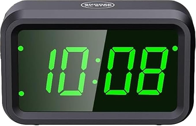Amazon.com: SUPLEDCK Digital Alarm Clocks with Hybrid Green LED/LCD ...