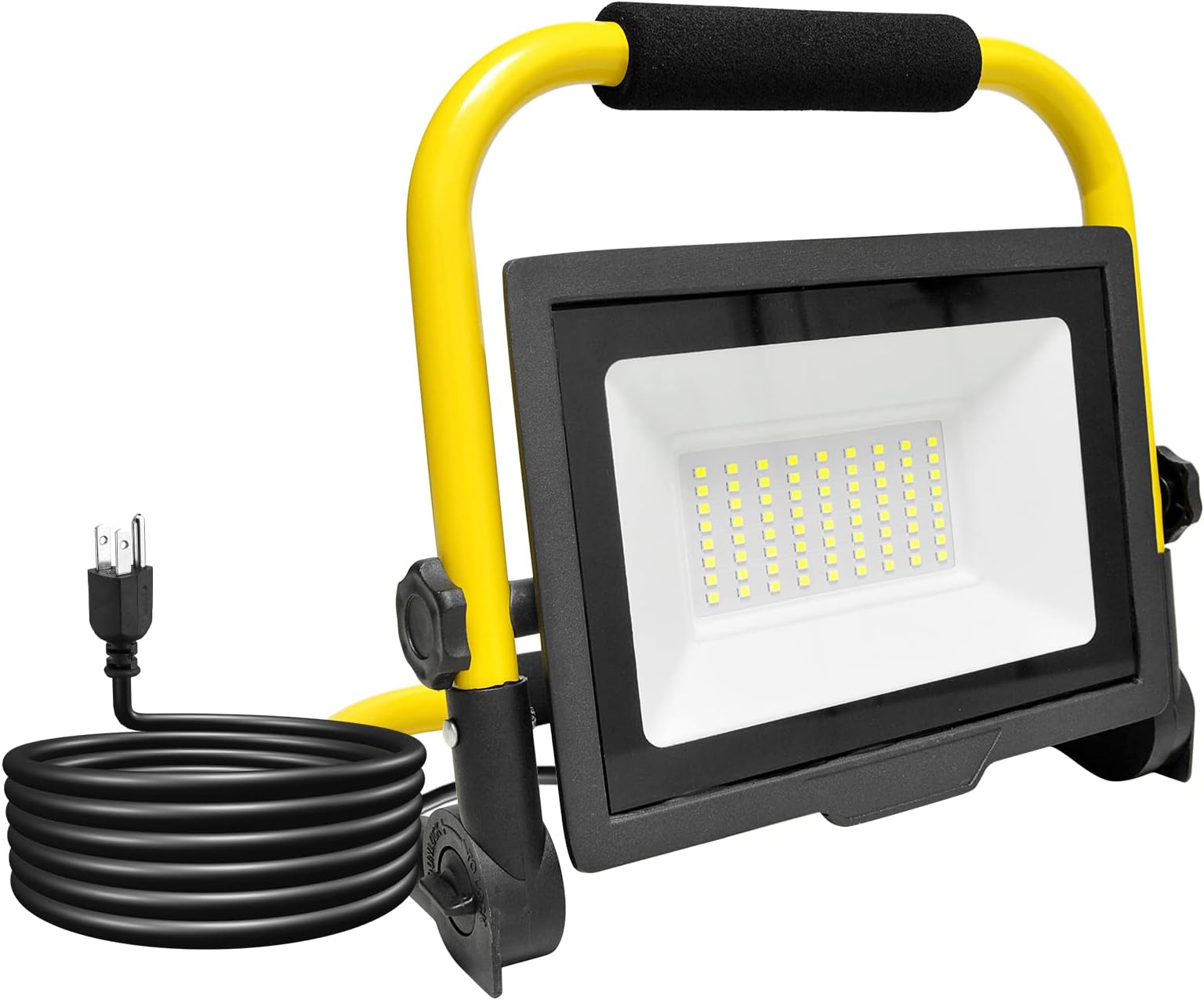 RIGIDON 50W Portable LED Flood Light Outdoor 5000LM Super Bright ...
