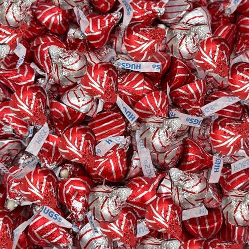 Amazon.com: HERSHEY'S HUGS Milk Chocolate and White Creme Candy Share ...