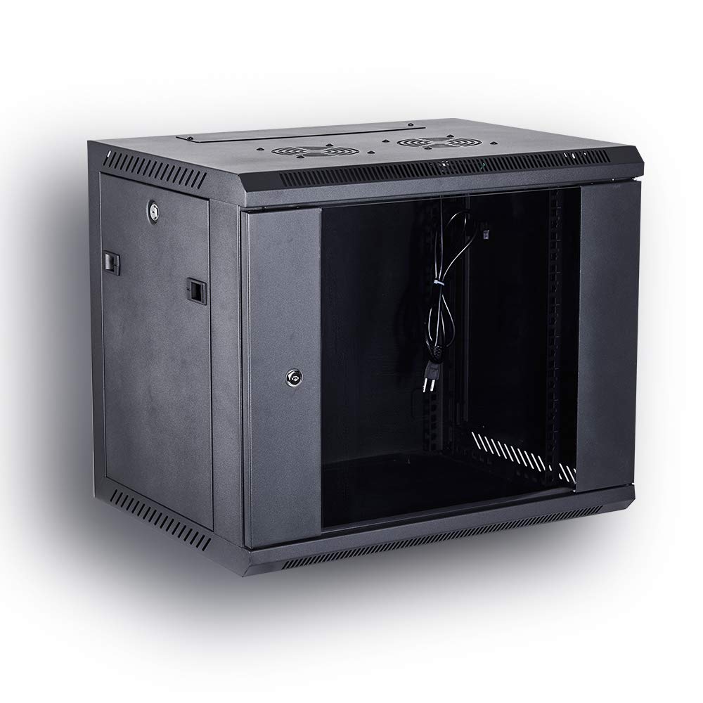 Buy Kenuco Wall Rack Server Cabinet Data Network Enclosure 19-Inch ...