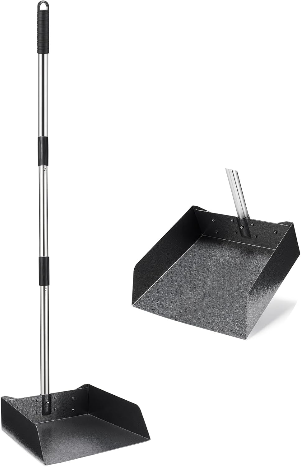 Amazon.com: Yangbaga Dust Pans with Long Handle - 39” Heavy Duty Metal ...