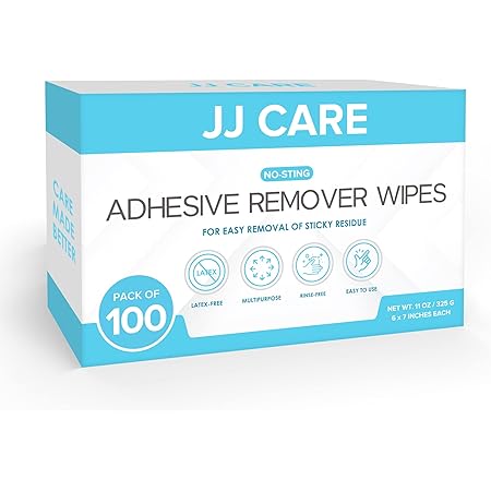 Amazon.com: Safe n' Simple Adhesive Remover Wipes - 50 Large No-Sting ...