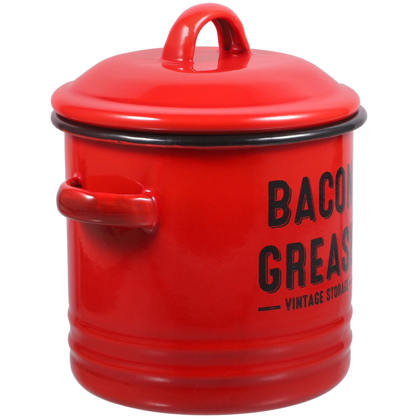 Amazon.com: UPKOCH Ceramic Bacon Grease Container 600ml Enamel Bacon ...