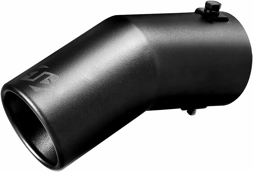 Amazon.com: Ehxuast Tip Fit 1.5-2 inch Pipe, Clamp On, Black Stainless ...